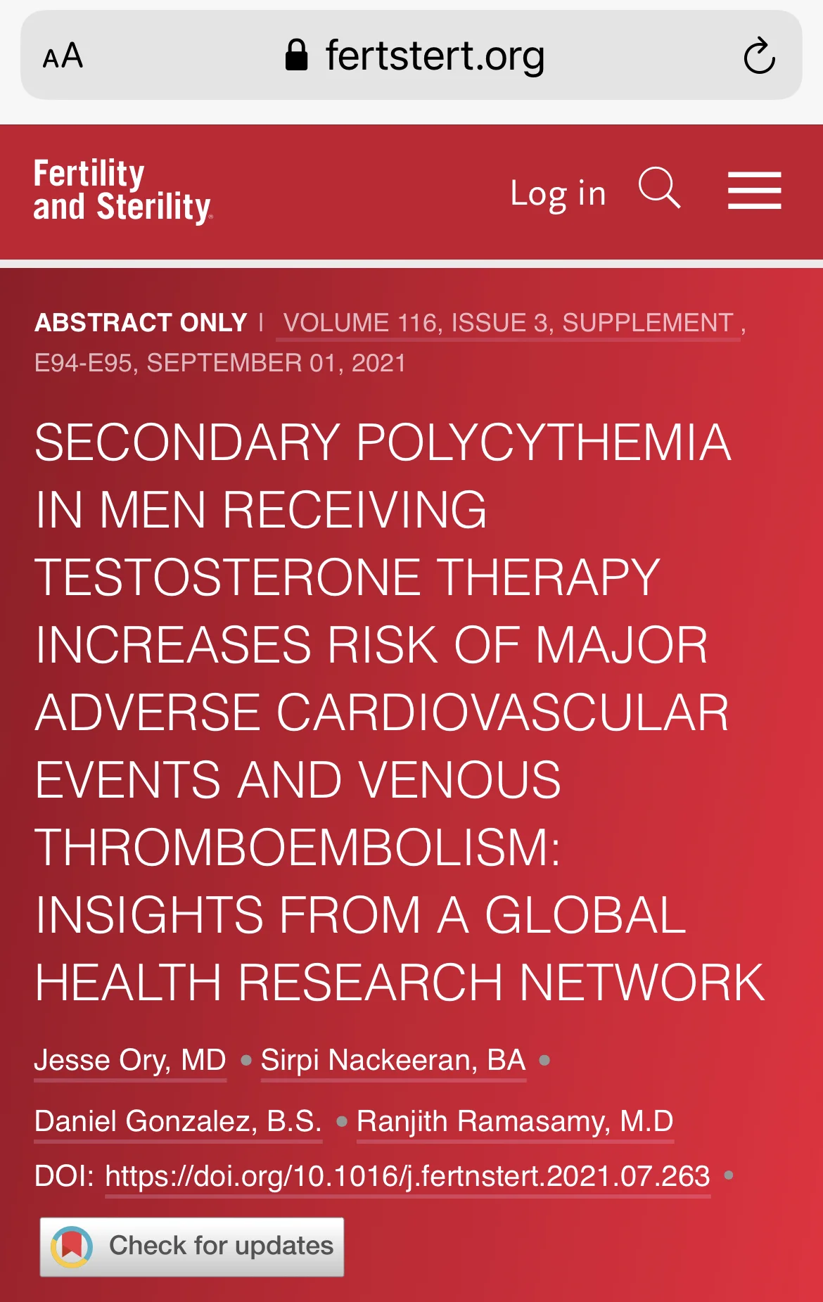 How to Lower High Hematocrit Caused by Testosterone Replacement Therapy ...