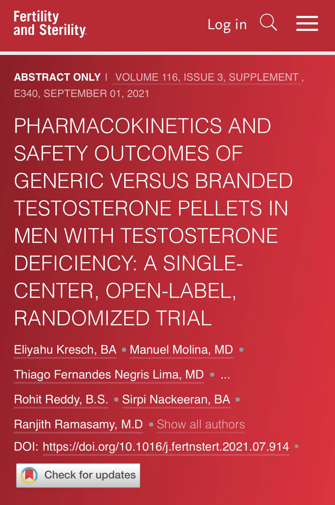 Testosterone Pellets, Sublingual and Buccal (Mouth) | Excel Male TRT Forum