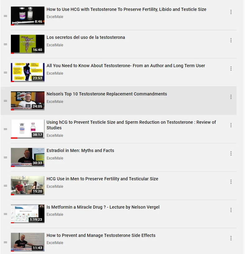 Watch ExcelMale.com's TRT Videos | Excel Male TRT Forum