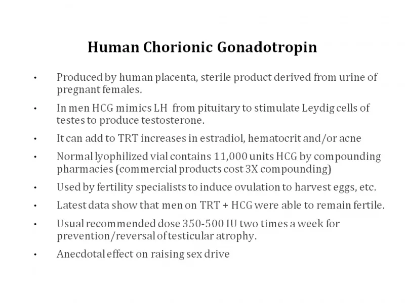Hcg Plus Trt To Prevent Reverse Testicular Shrinkage And Decreased