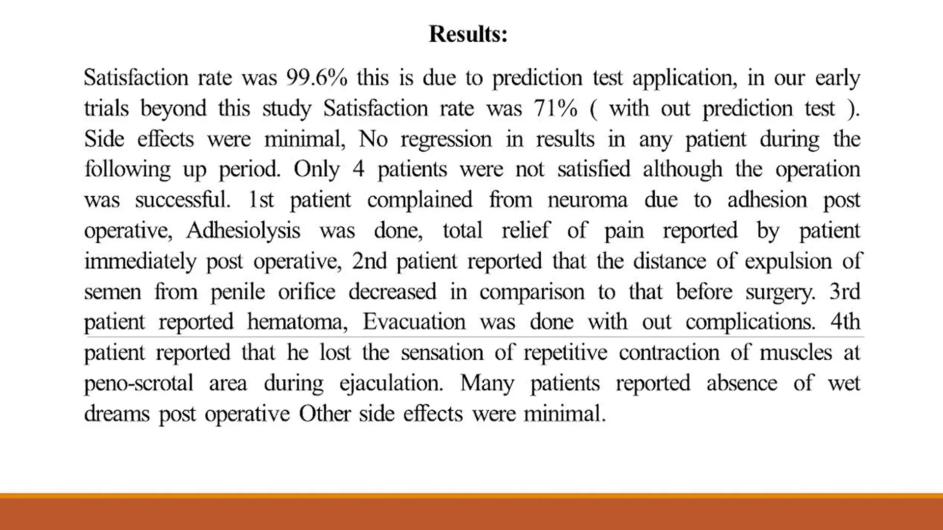 Effect of Bulbospongiosus Muscles Cutting with Frenular Delta Excision ...