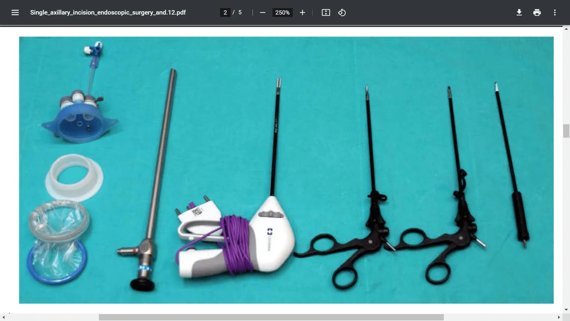 Single axillary incision endoscopic surgery and liposuction for ...