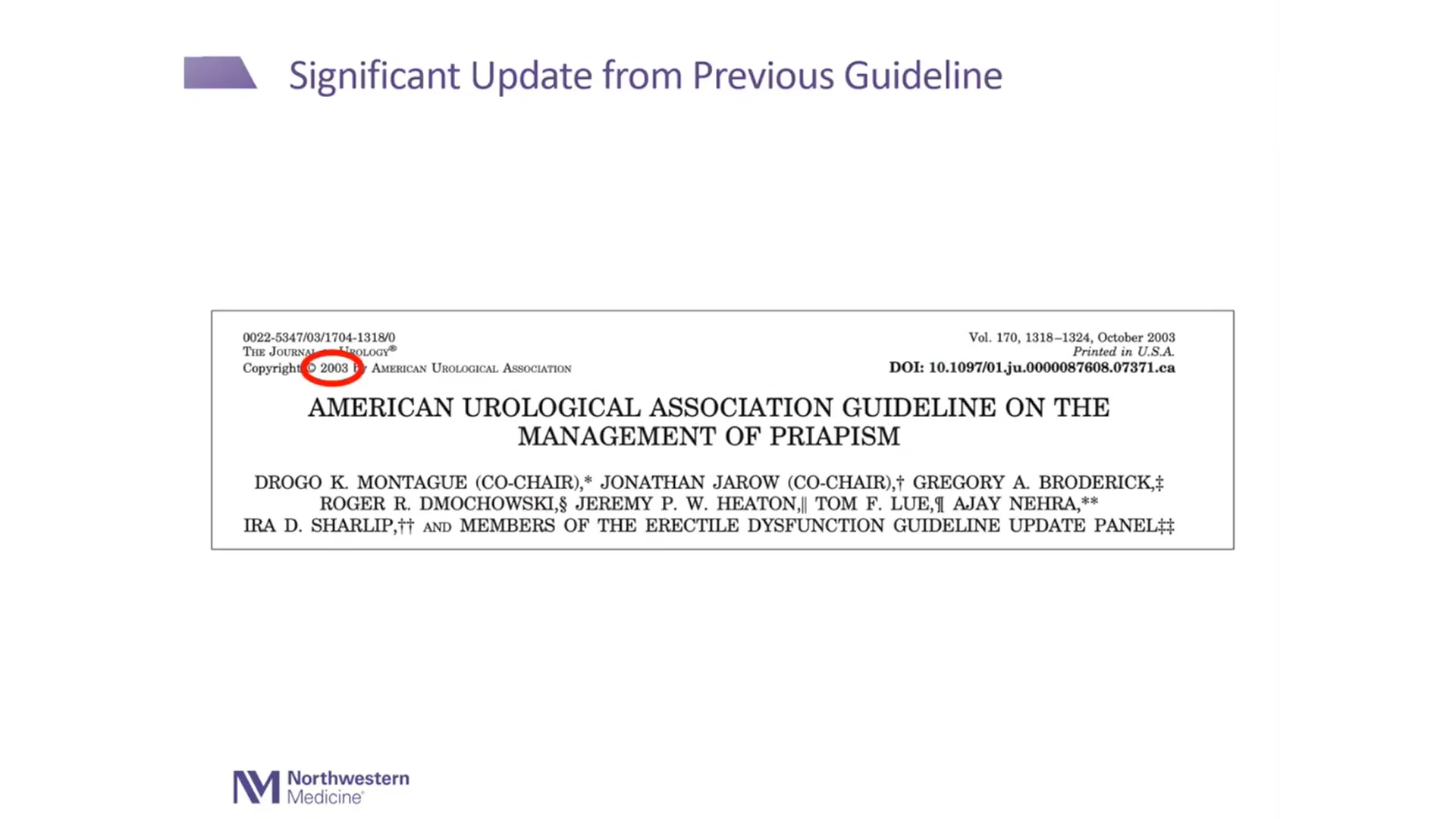 Priapism: An AUA Guideline | Excel Male TRT Forum