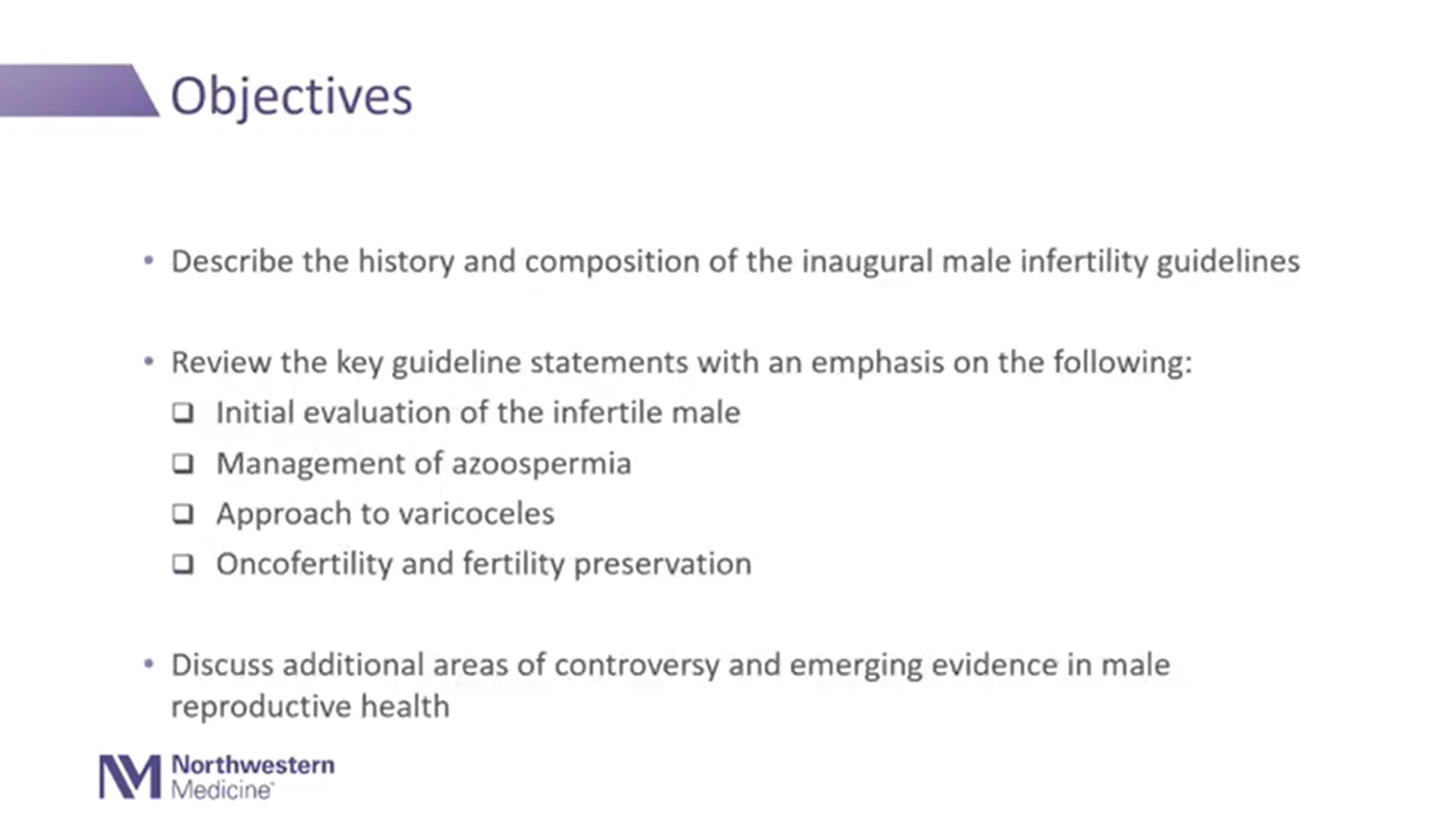 Male Infertility Guidelines - Diagnosis, treatment options, and ...