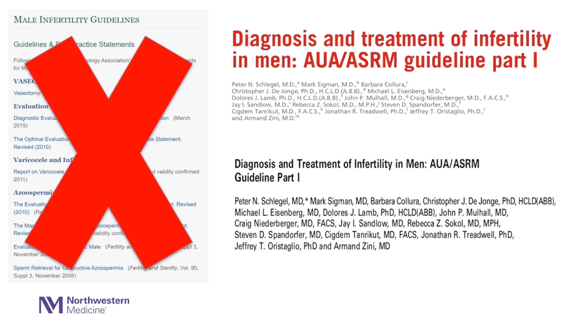 Male Infertility Guidelines - Diagnosis, treatment options, and ...