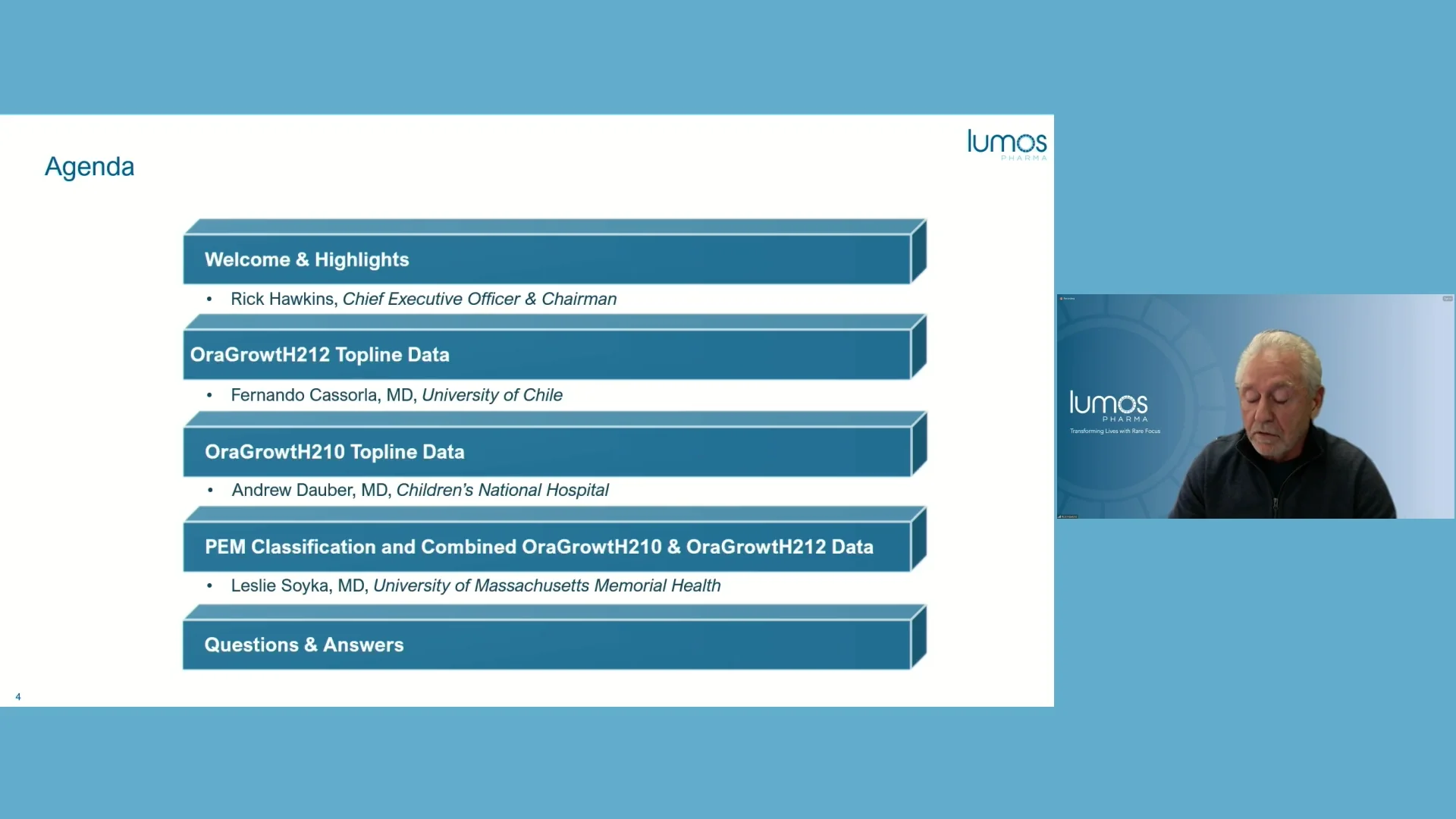 Phase 2 OraGrowtH Trials and New Analyses of Oral LUM-201 for PGHD | Excel Male TRT Forum