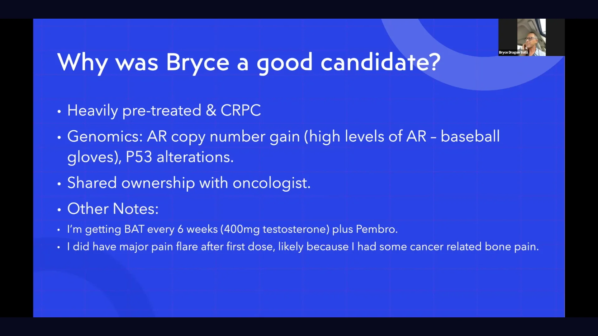 Prostate Cancer Patient Bryce Olson and Bipolar Androgen Therapy ...