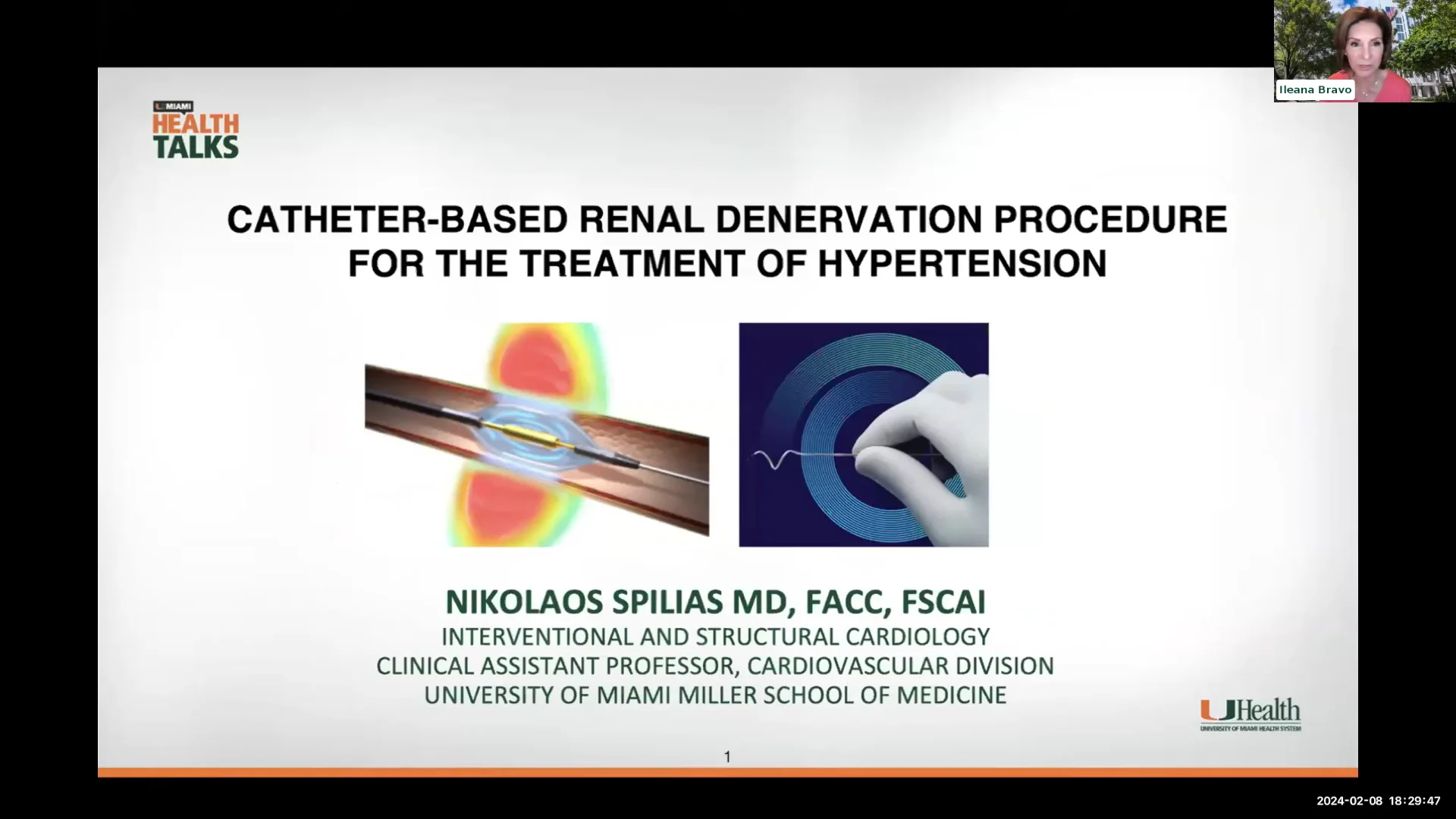 CATHETER-BASED RENAL DENERVATION PROCEDURE FOR THE TREATMENT OF ...