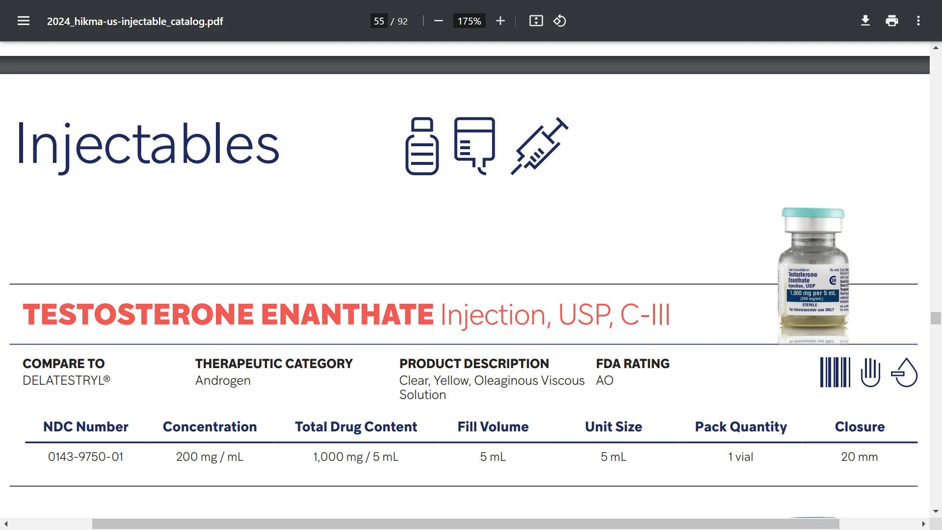 Bausch Health has discontinued production of Delatestryl® in Canada ...