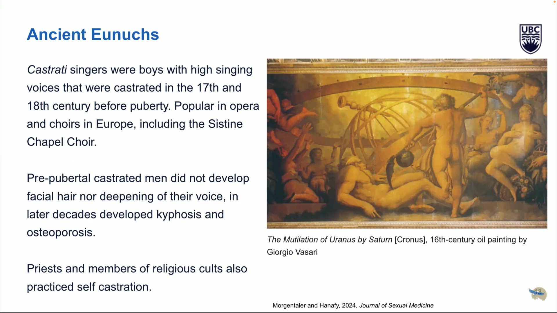 Androgen Deprivation and Modern Day Eunuchs | Excel Male TRT Forum