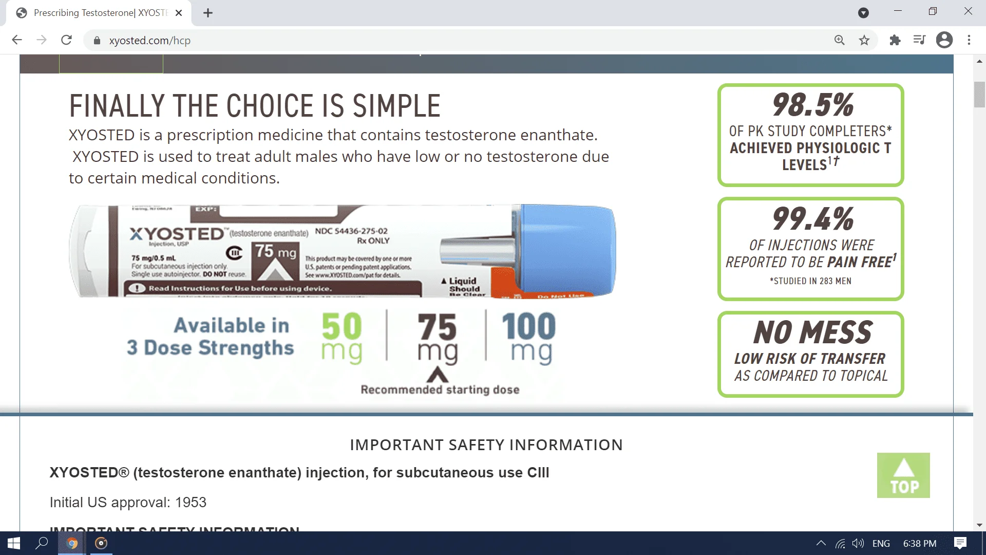 subcutaneous injection into stomach | Excel Male TRT Forum
